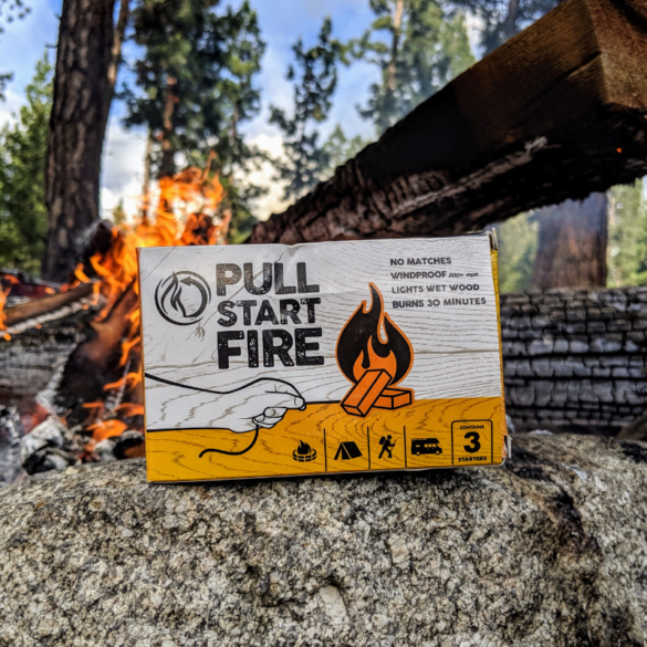 Pull Start Fire- Fire Starter Review | Mama Bear Outdoors